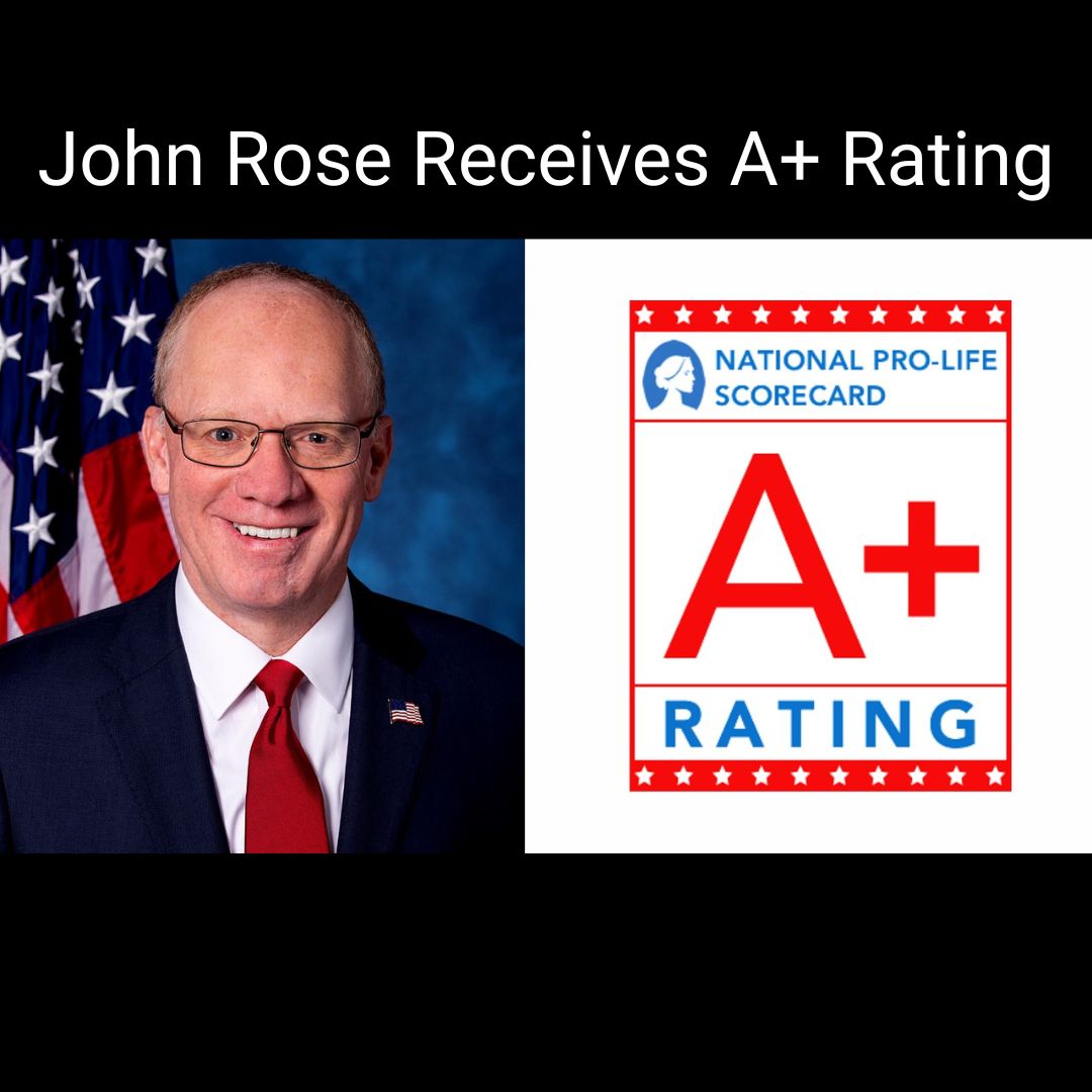 Gubernatorial Candidate John Rose Receives A+ Rating from National Pro ...