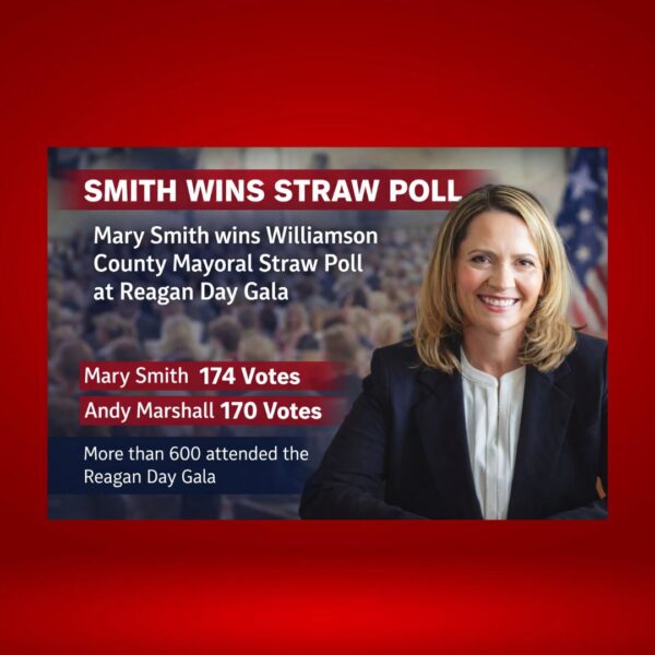 Mary Smith Wins Williamson County Mayor Straw Poll at Reagan Day Gala ...
